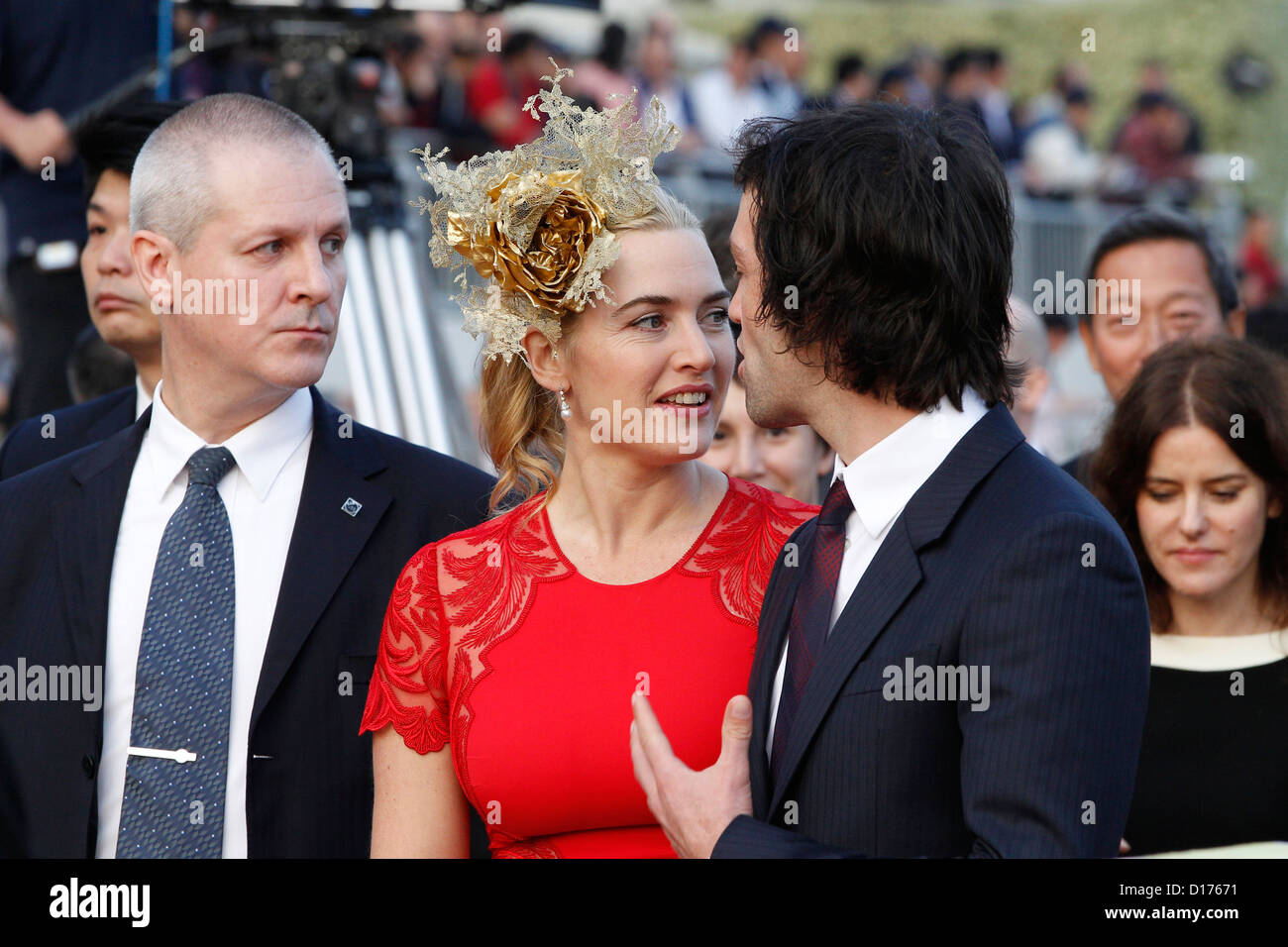 09.12.2012 - Hongkong; Kate Winslet (english actress) and boyfriend Ned ...