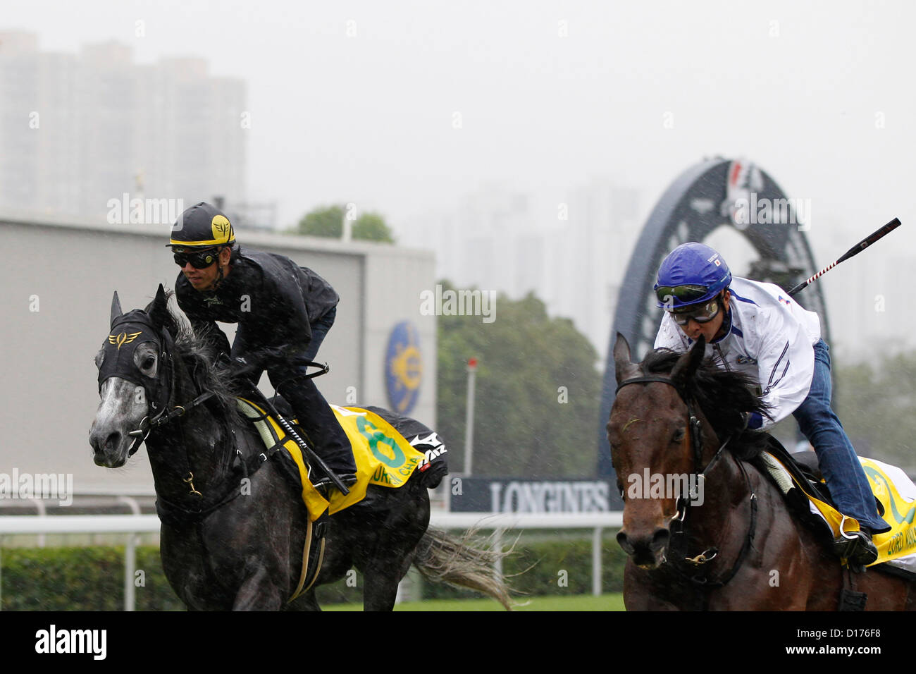 05.12.2012 - Hongkong; Curren Chan (left) and Lord Kanaloa during the ...