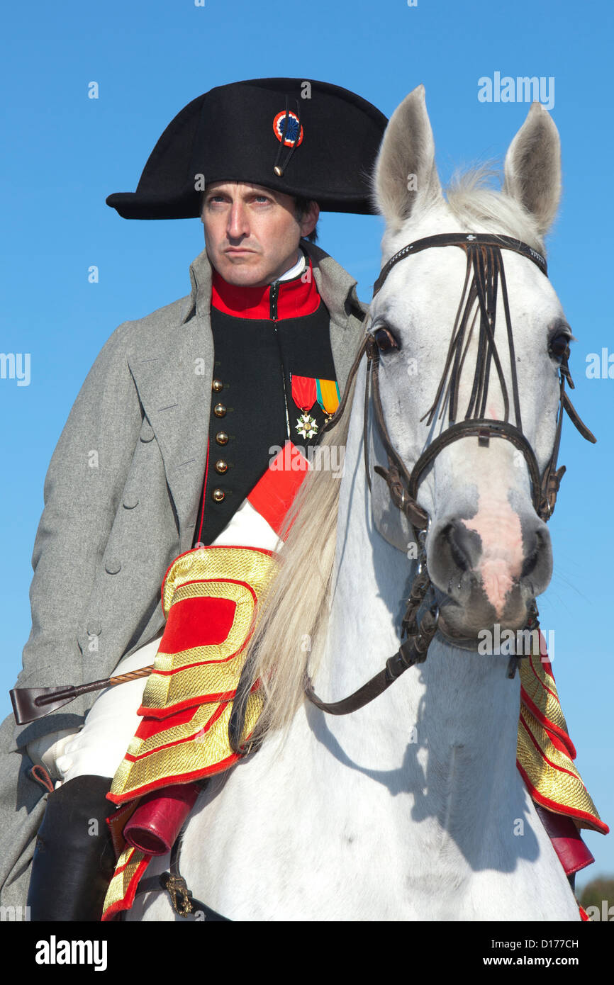 Napoleon Bonaparte commanding his troops at the Battle of Jena ...