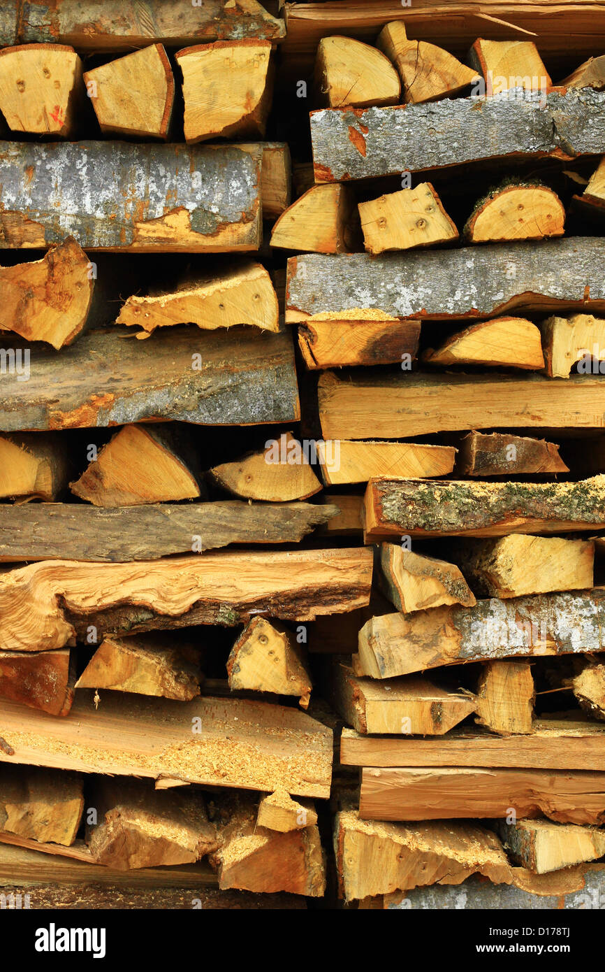 Image of big wood stack Stock Photo - Alamy