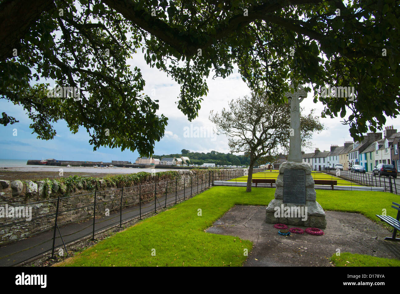 Garlieston harbour, main street, Wigtownshire, the machars, Galloway ...