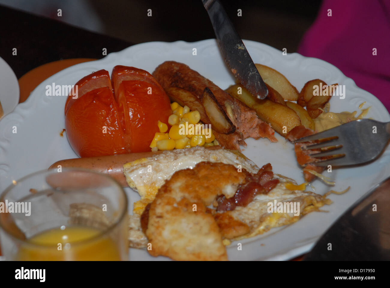 Full English breakfast Stock Photo - Alamy