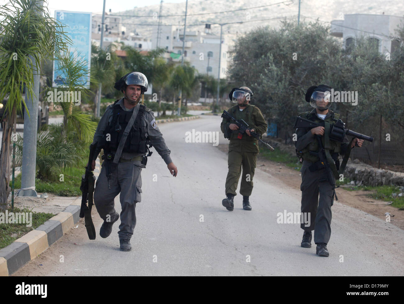 Dec. 10, 2012 - Ramallah, West Bank, Palestinian Territory - Israeli ...