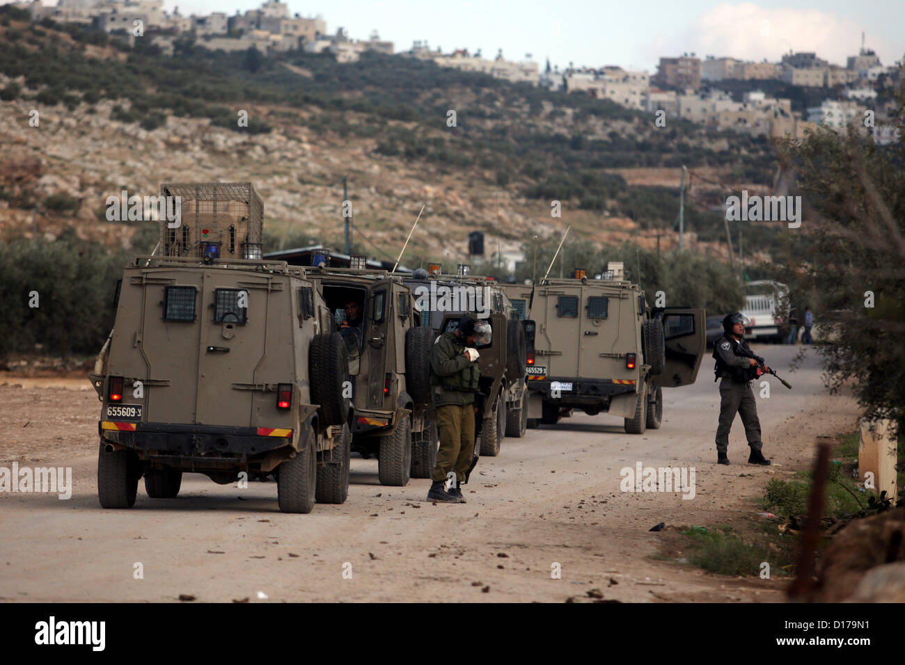 Dec. 10, 2012 - Ramallah, West Bank, Palestinian Territory - Israeli ...