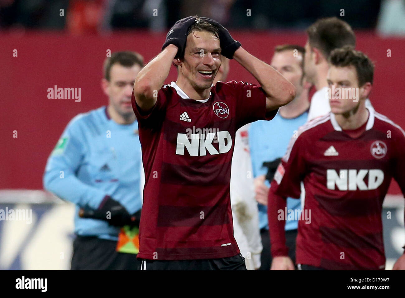 Nuremberg's Markus Feulner celebrates after Bundesliga soccer match ...