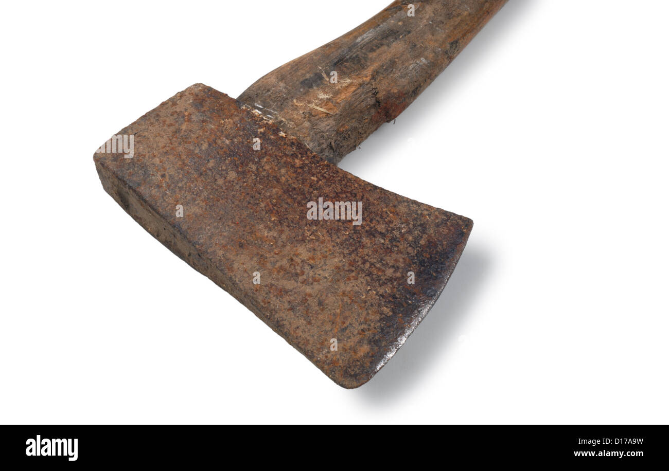 Old axe dirty axe hi-res stock photography and images - Alamy