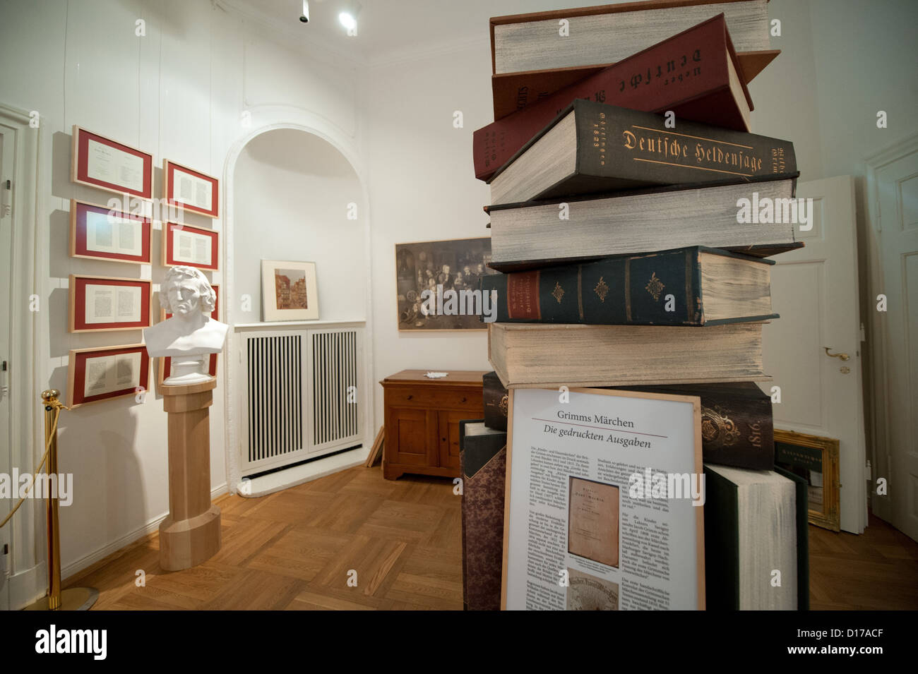 The special exhibition at the Brothers Grimm Museum is pictured in ...