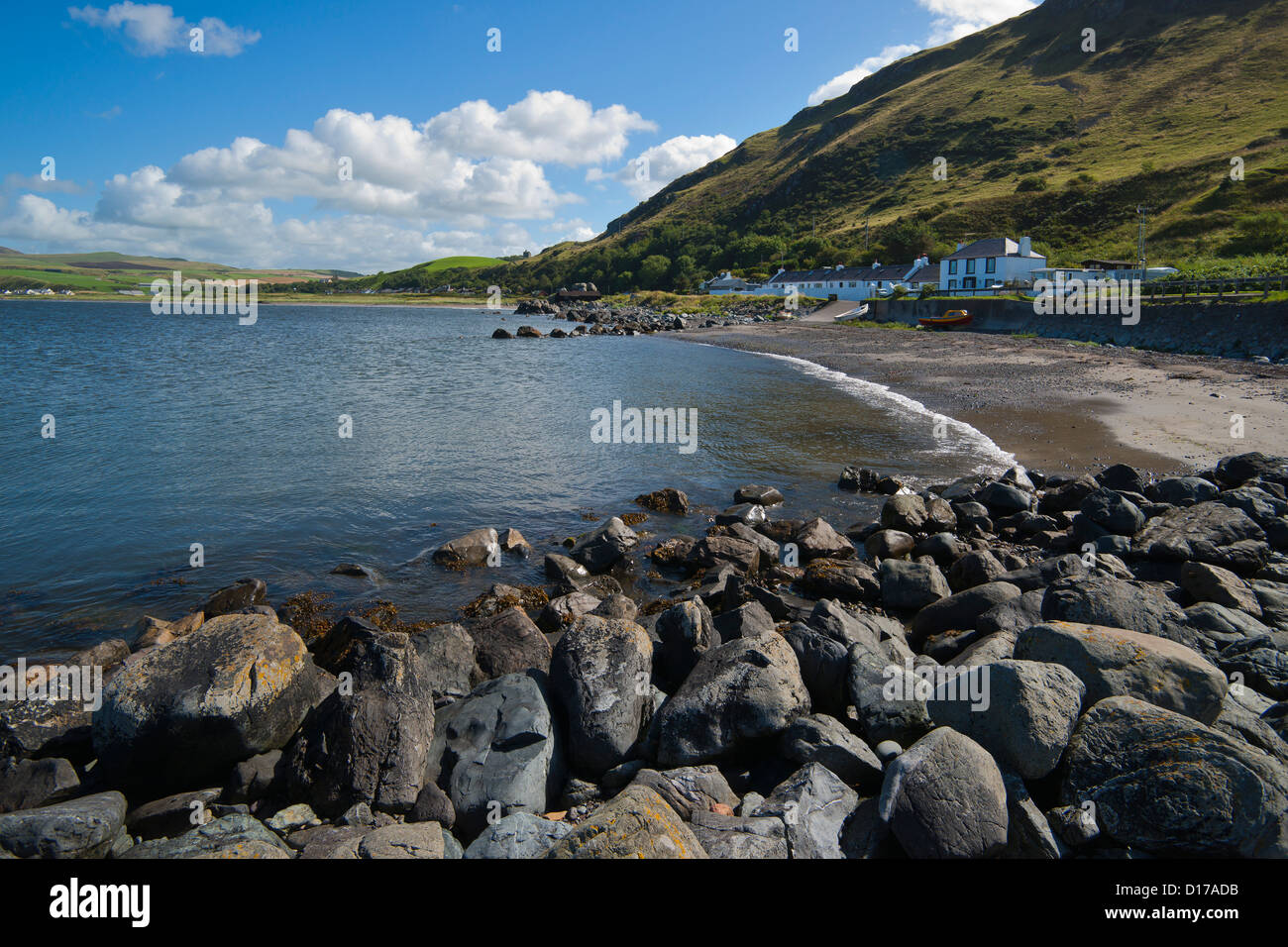 Rockky coastline, lendalfoot, shipwreck, Ayrshire coast, Scotland Stock ...