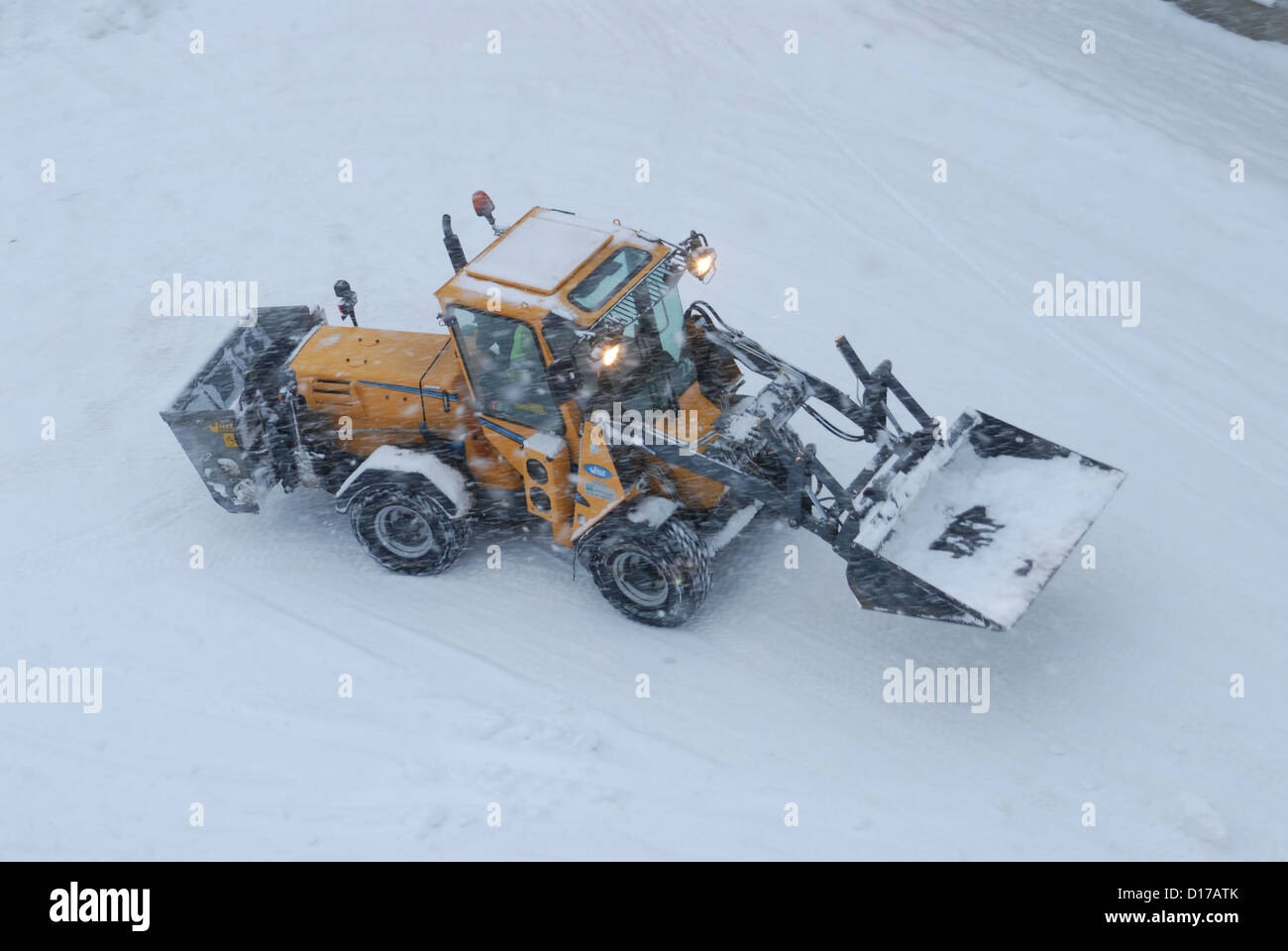 Snow plow action hi-res stock photography and images - Alamy