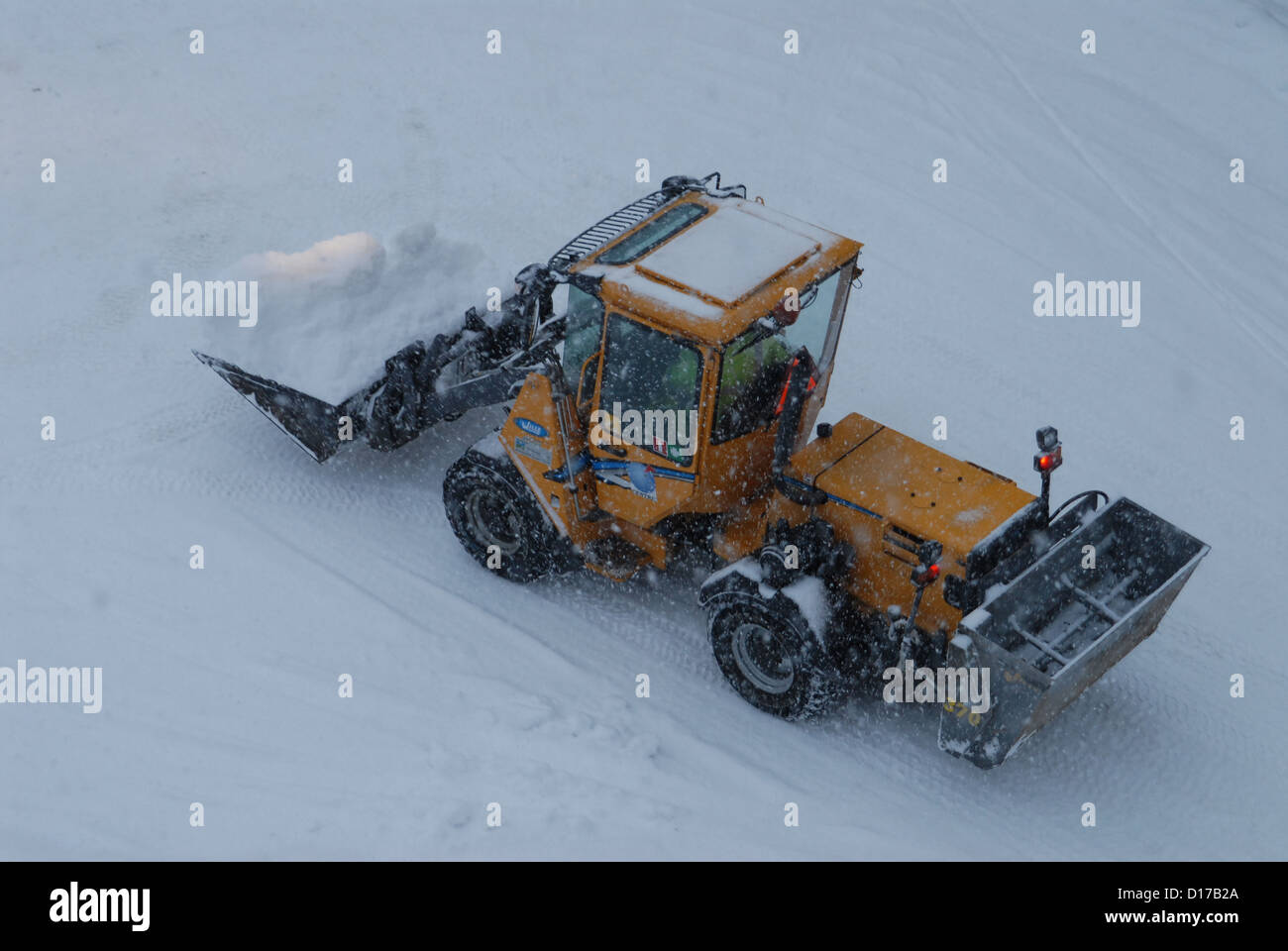 Snow plow plowing hi-res stock photography and images - Alamy
