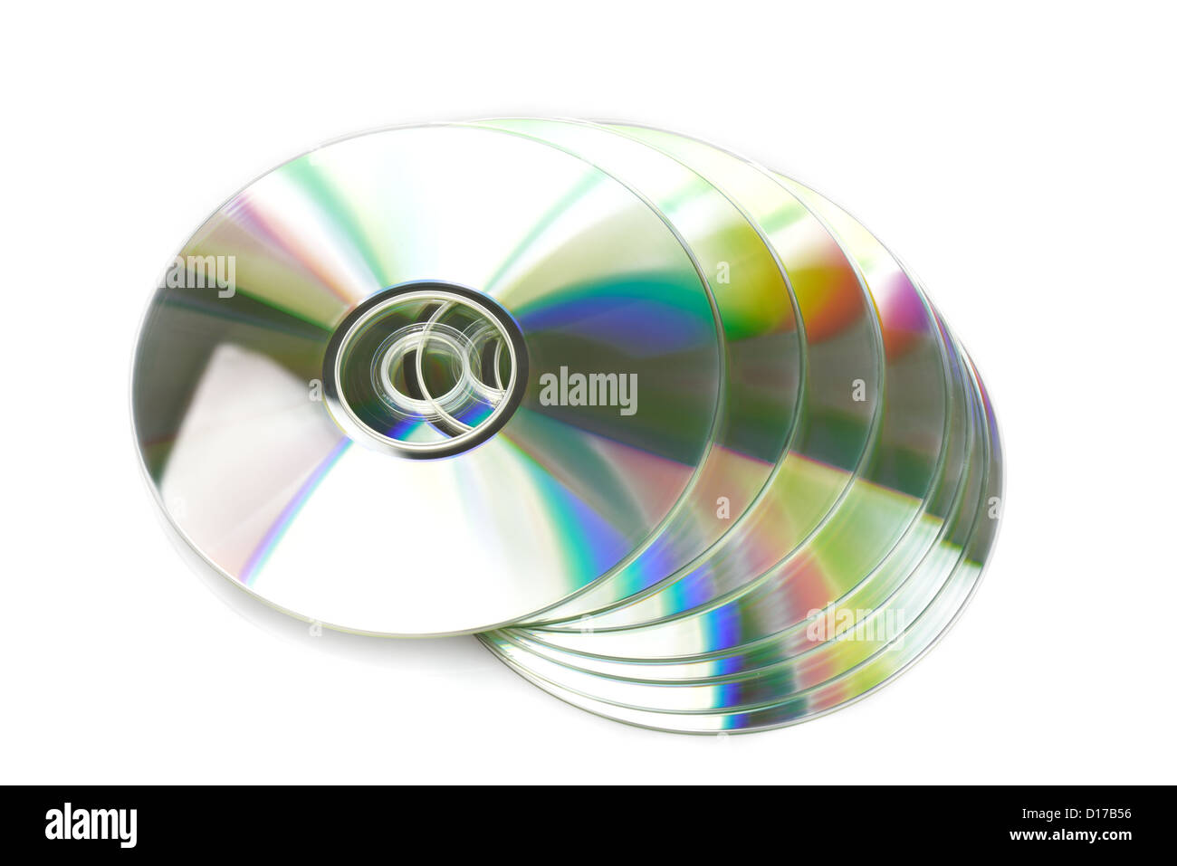 Stack of 7 DVDs / CDs Stock Photo - Alamy