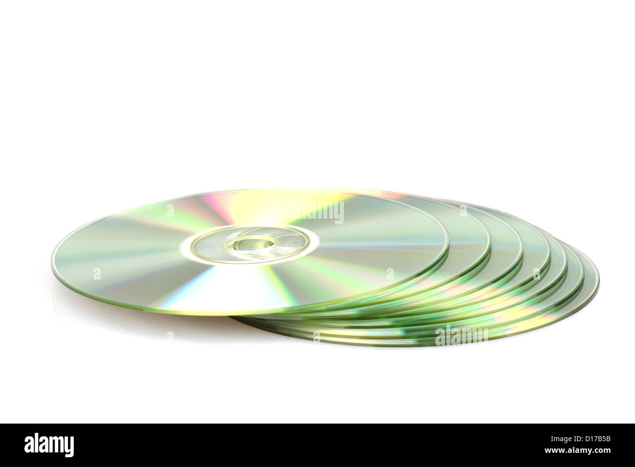 Stack of 7 DVDs / CDs Stock Photo - Alamy