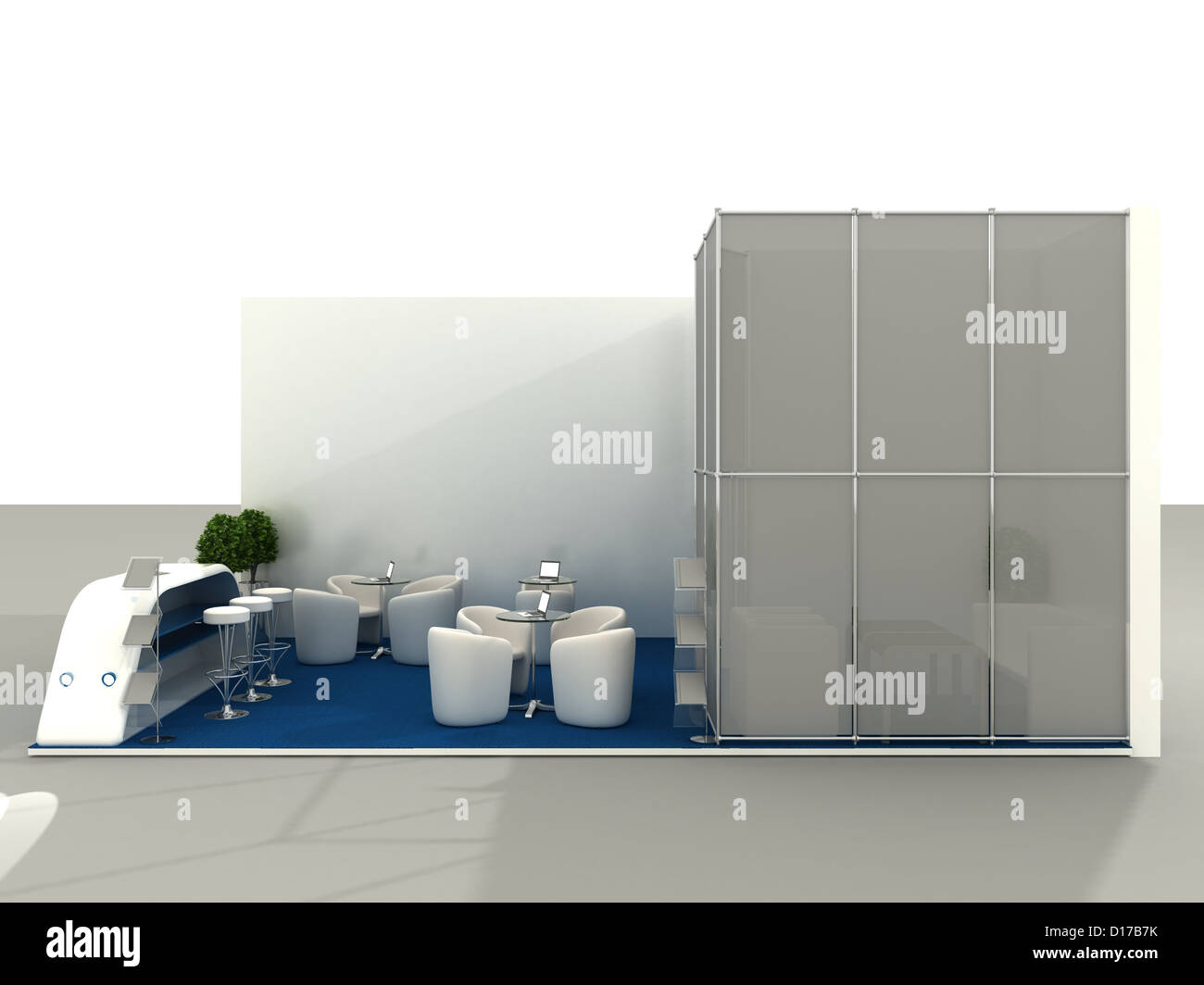 Exhibition Stand Interior Sample - Computer Art 3D Series Stock Photo ...