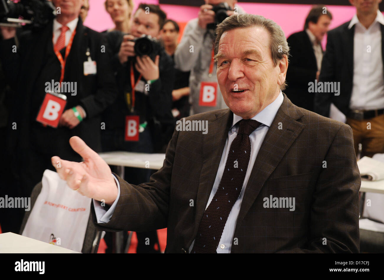 Former German chancellor Gerhard Schroeder attends the special federal ...