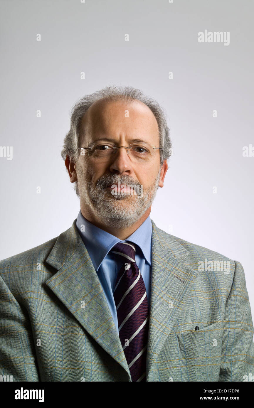 Italy, middle aged business man portrait Stock Photo - Alamy