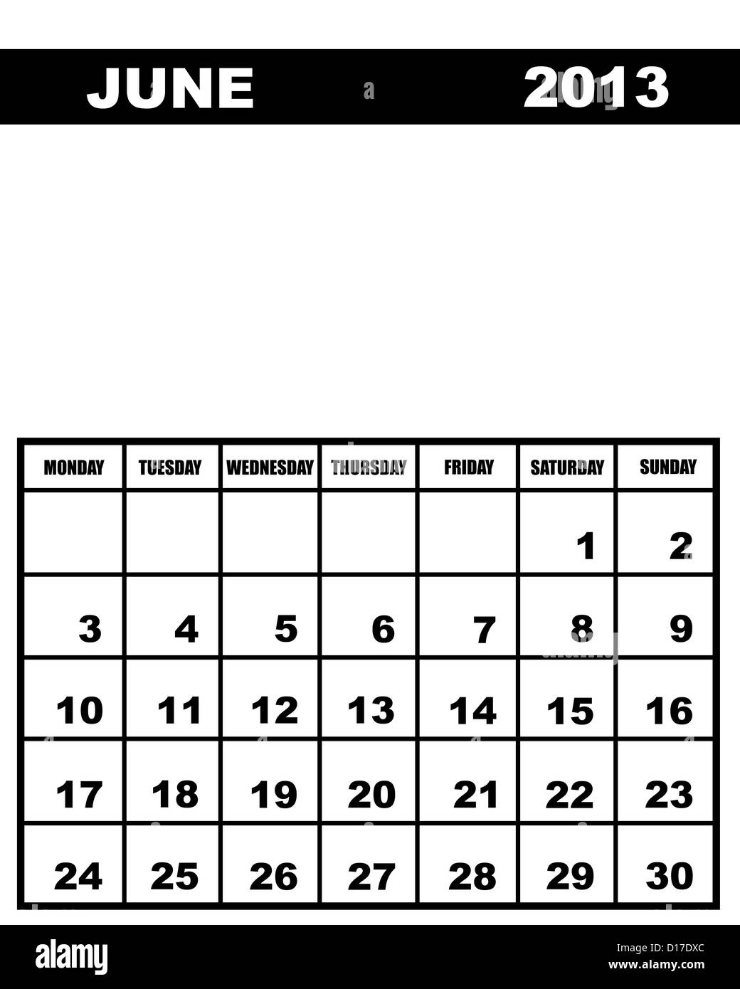 Month of june Black and White Stock Photos & Images - Alamy