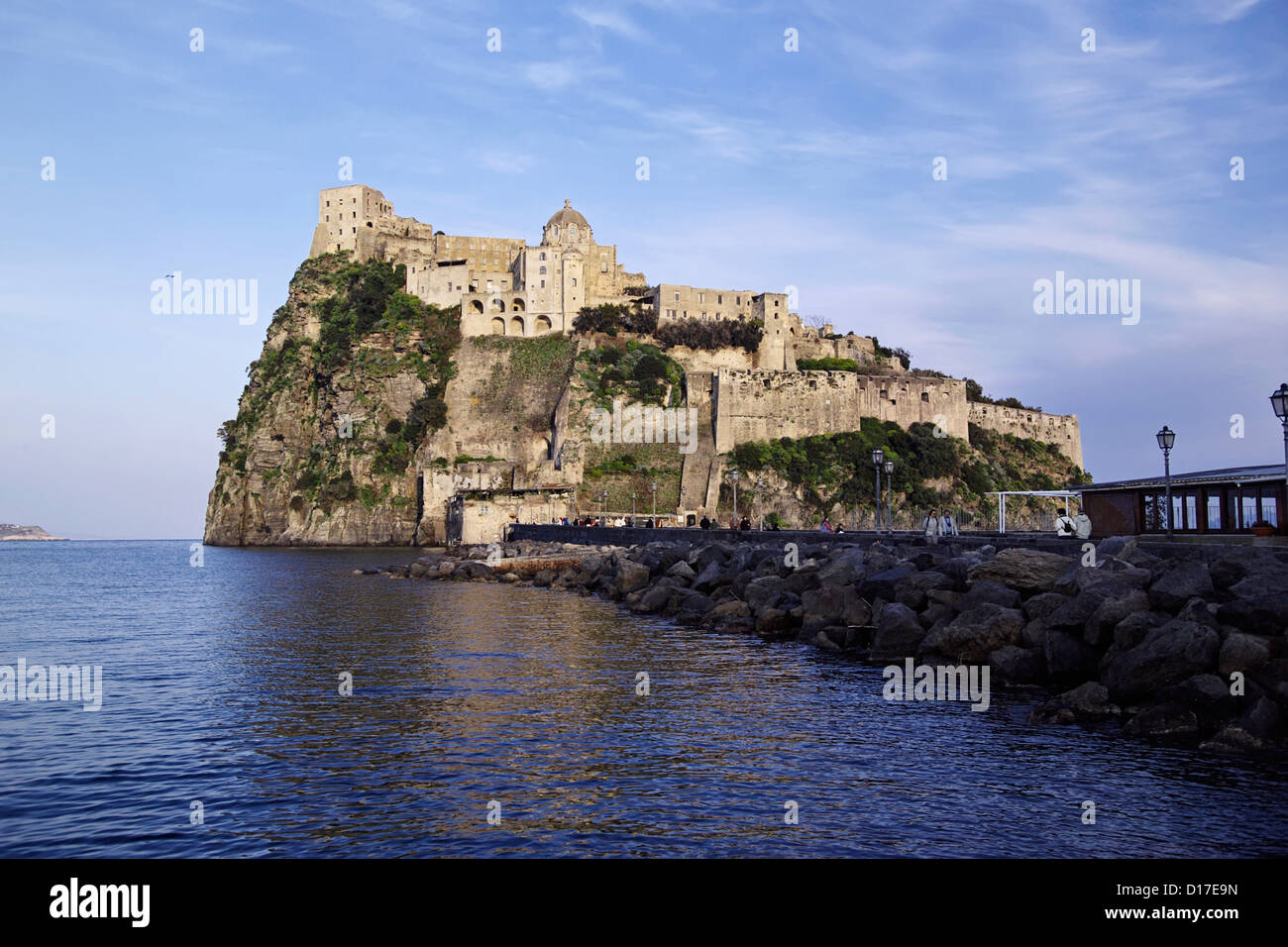 ITALY, Campania, Ischia island, Ischia Ponte, Castel S.Angelo (aragon ...