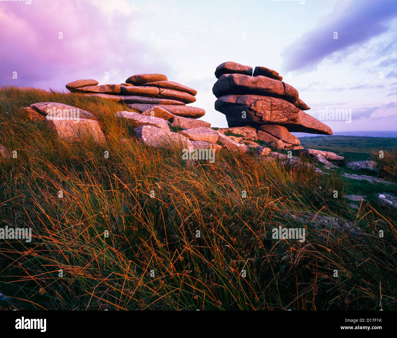 The Cheesewring on Stowe's Hill in Bodmin Moor near Minions, Cornwall ...