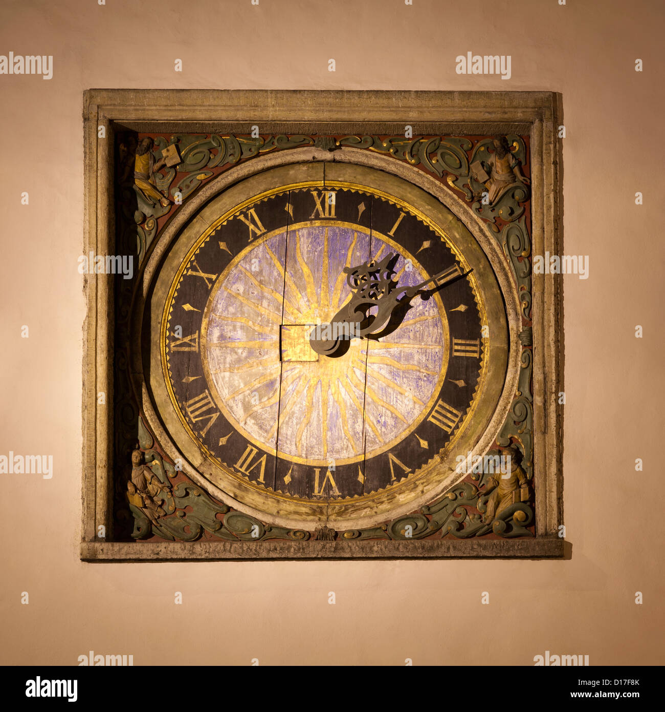 Close up of ornate clock Stock Photo - Alamy
