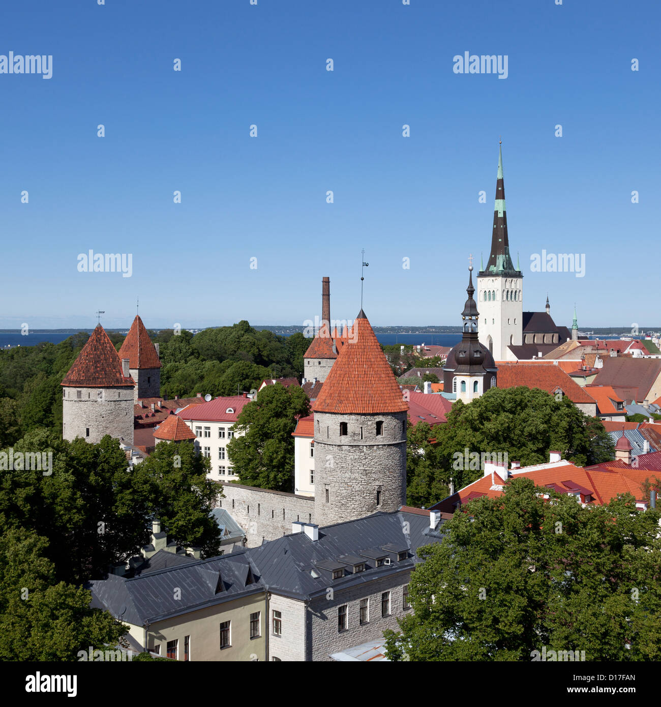Medieval town birds eye view hi-res stock photography and images - Alamy