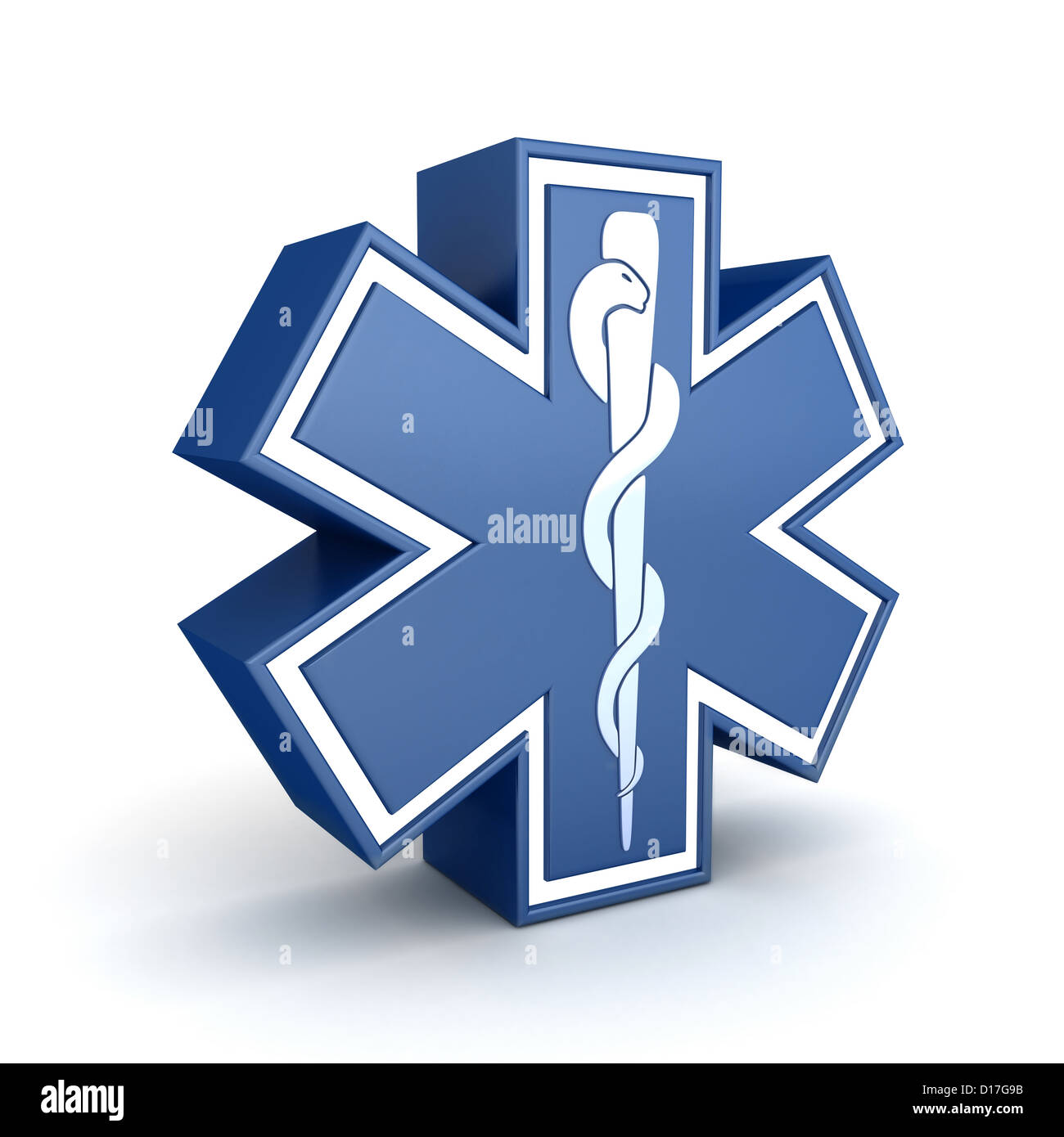 Symbol "Star of life" (done in 3d Stock Photo - Alamy