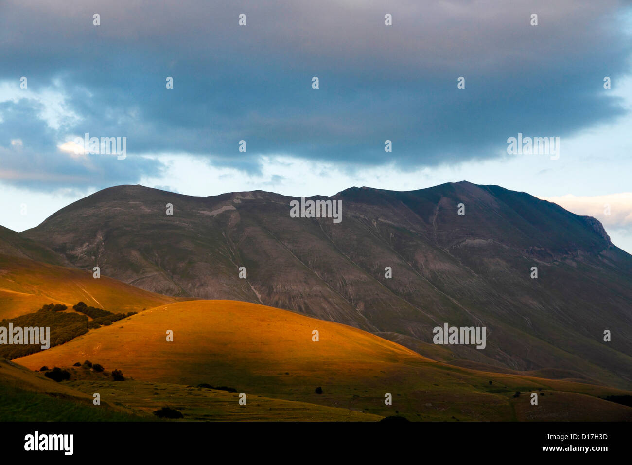 Europe Italy Sibillini Mount National park Monte Redentore Stock Photo ...