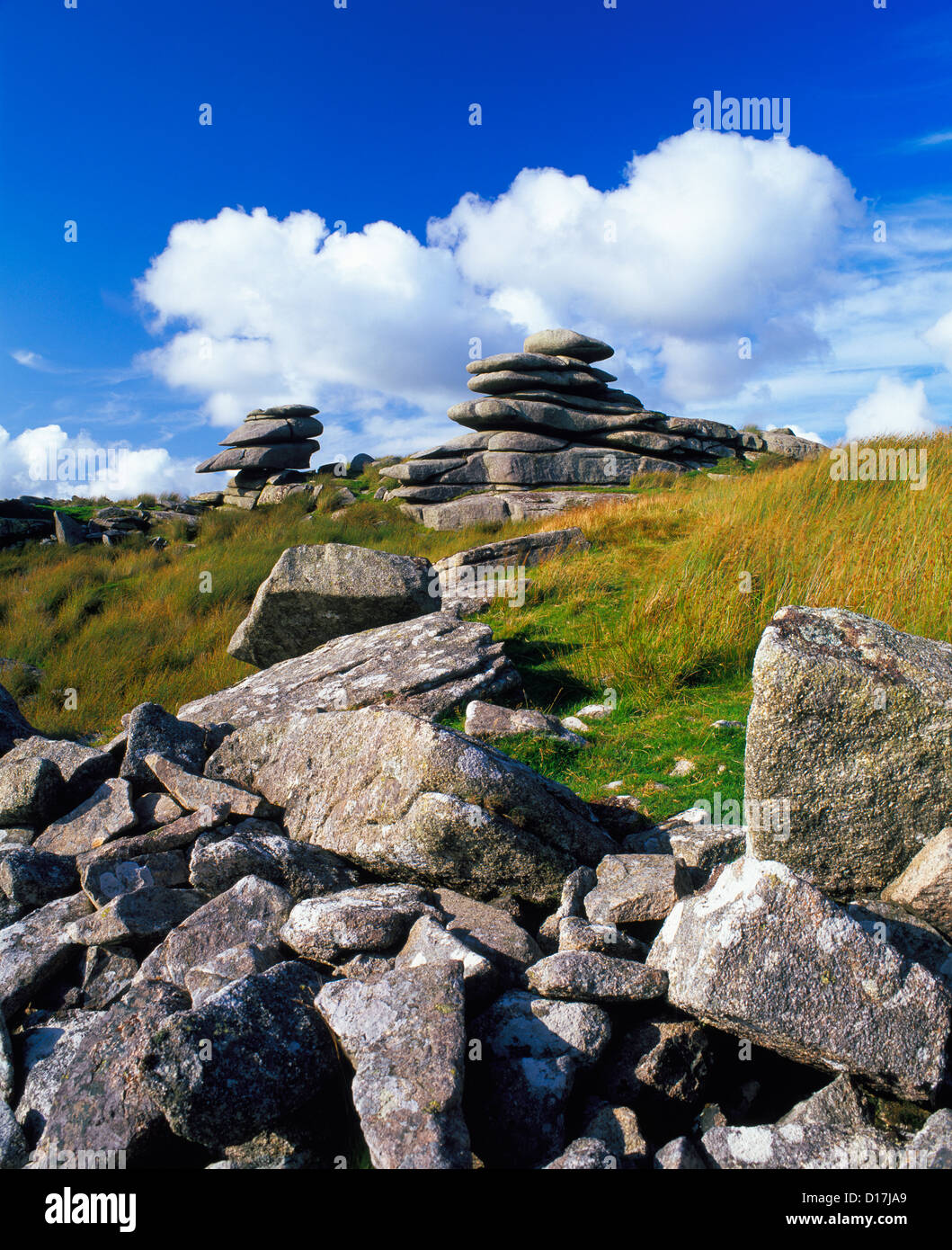 The Cheesewring on Stowe's Hill on Bodmin Moor near Minions, Cornwall ...