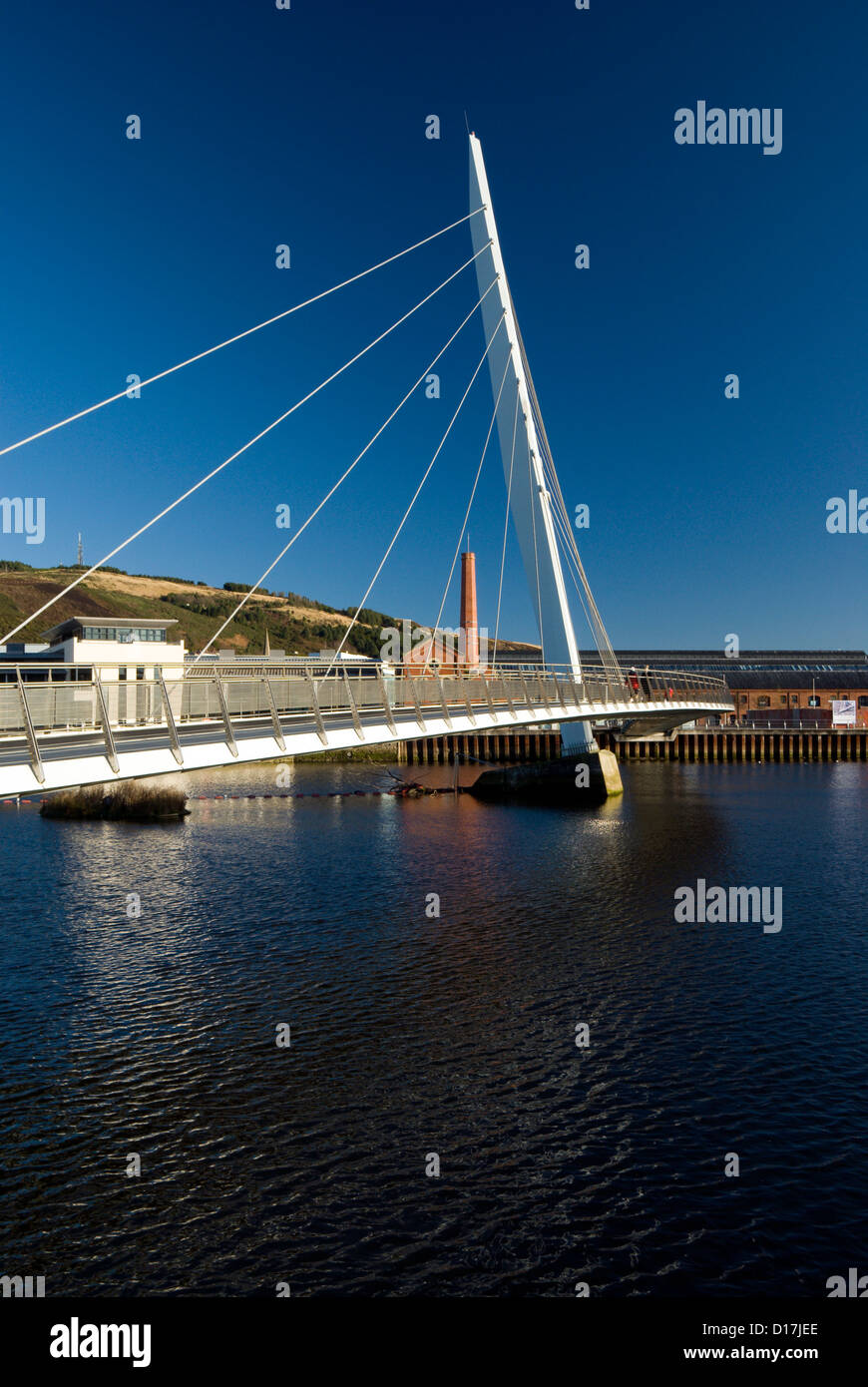Sail bridge swansea hi-res stock photography and images - Alamy
