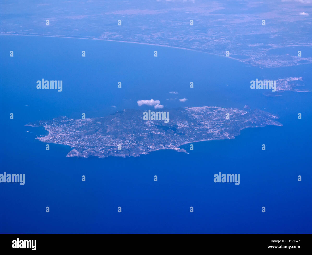 Italy, Campania, Ischia island, aerial view Stock Photo - Alamy