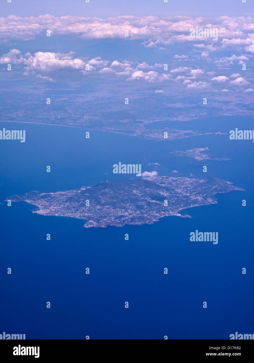 Italy, Campania, Ischia island, aerial view Stock Photo - Alamy