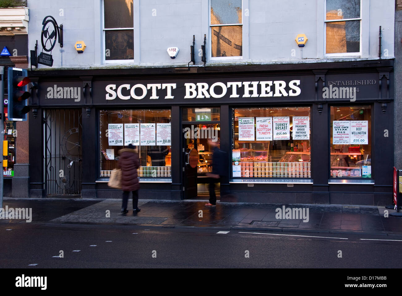 "Scott Brothers" a family butcher advertising Christmas product sales ...