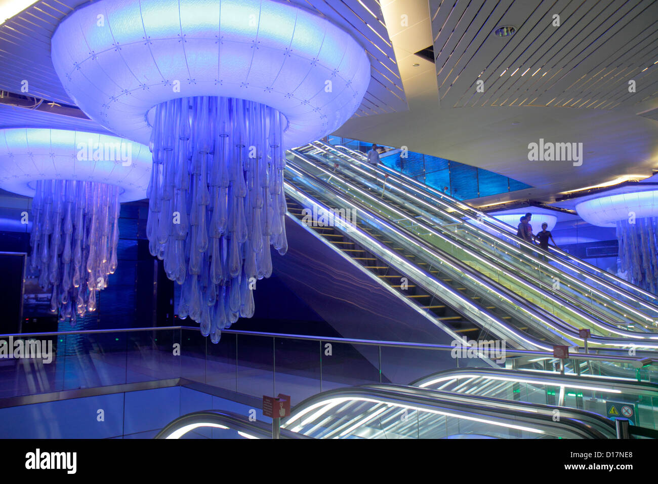 Dubai Metro Train Station Interior High Resolution Stock Photography ...