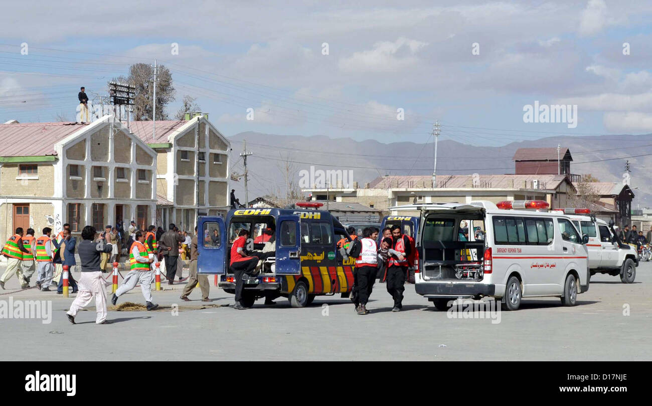 Rescue personnels take part in a demonstration to show their ...