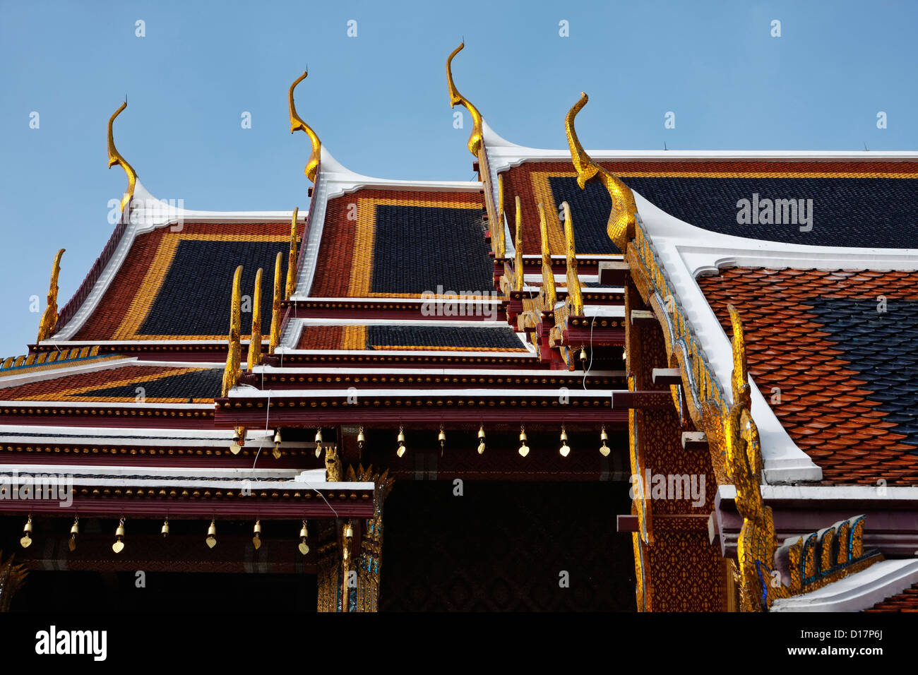 Thailand, Bangkok, Imperial Palace, Imperial City, golden roof temple ...