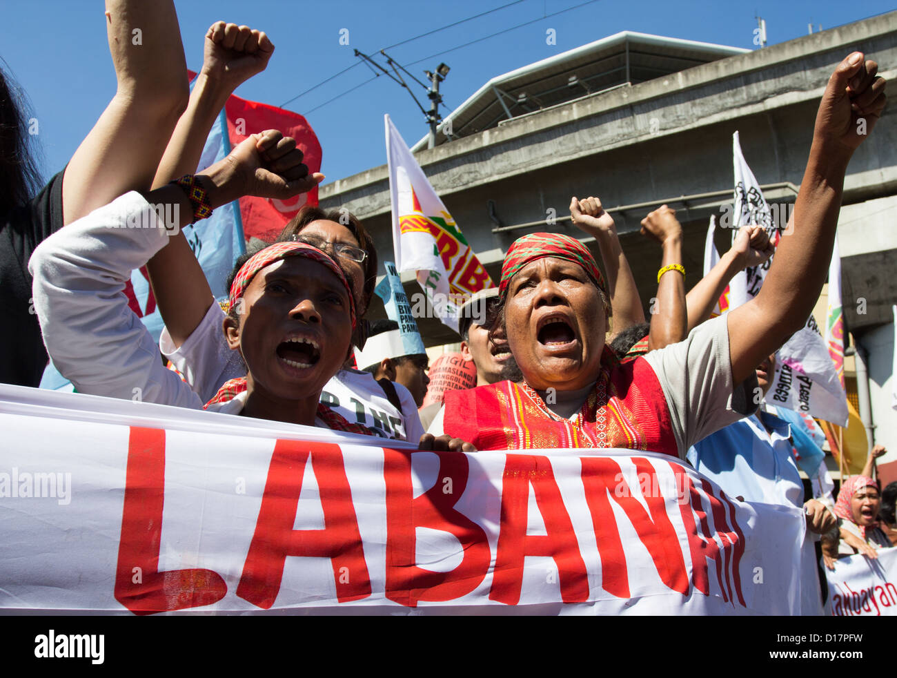 Protestors during the the 64th Universal Declaration of Human Rights in ...