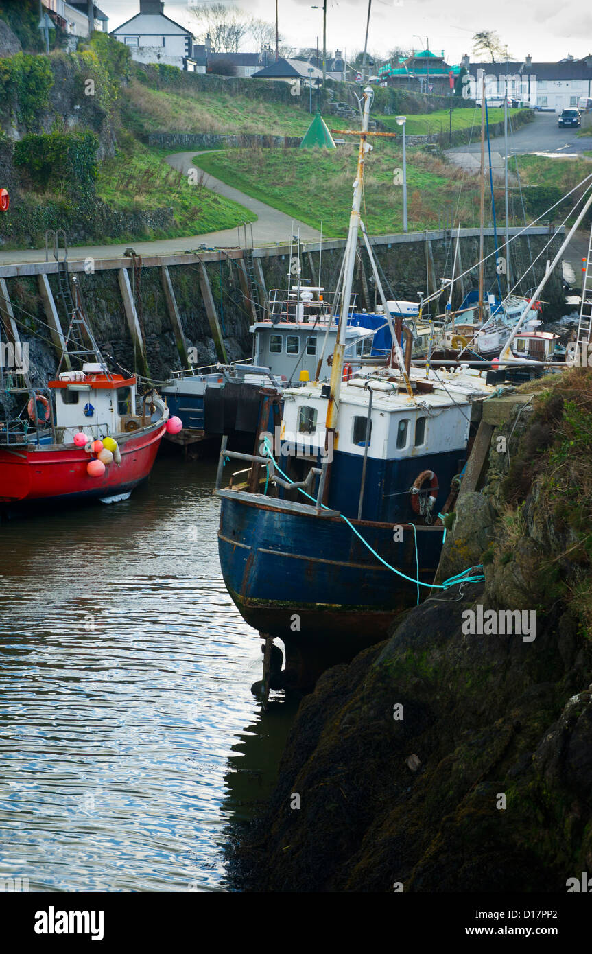 Amlwch Port Amlwch Anglesey North Wales Uk.Fishing boat, Trawlers Stock ...