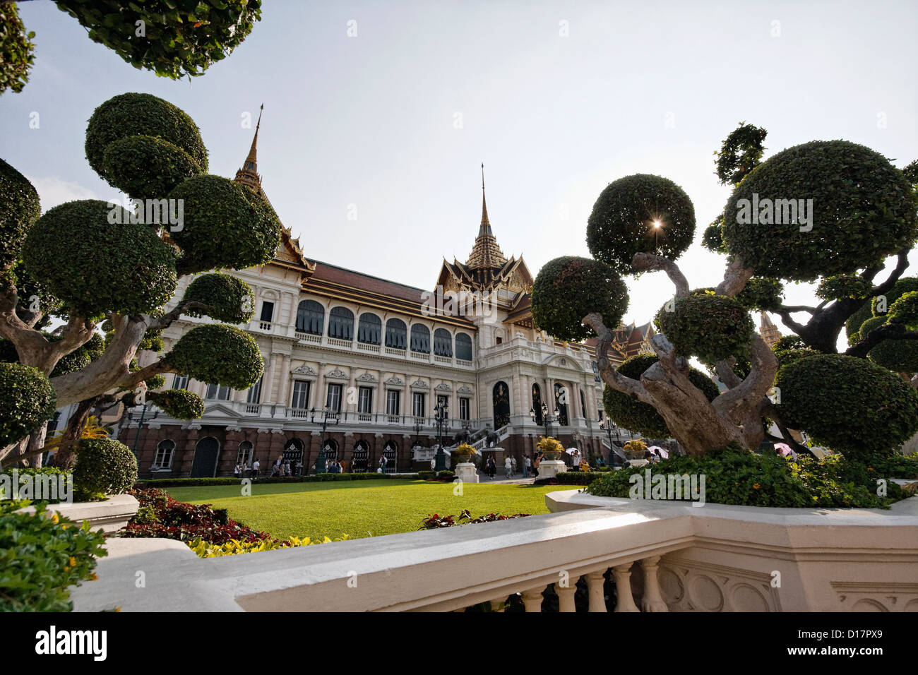 Thailand, Bangkok, Imperial Palace, Imperial city, the facade of the ...
