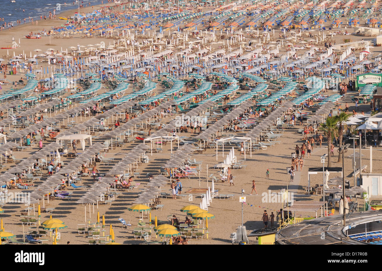 Rimini italy italian beach beaches hi-res stock photography and images ...