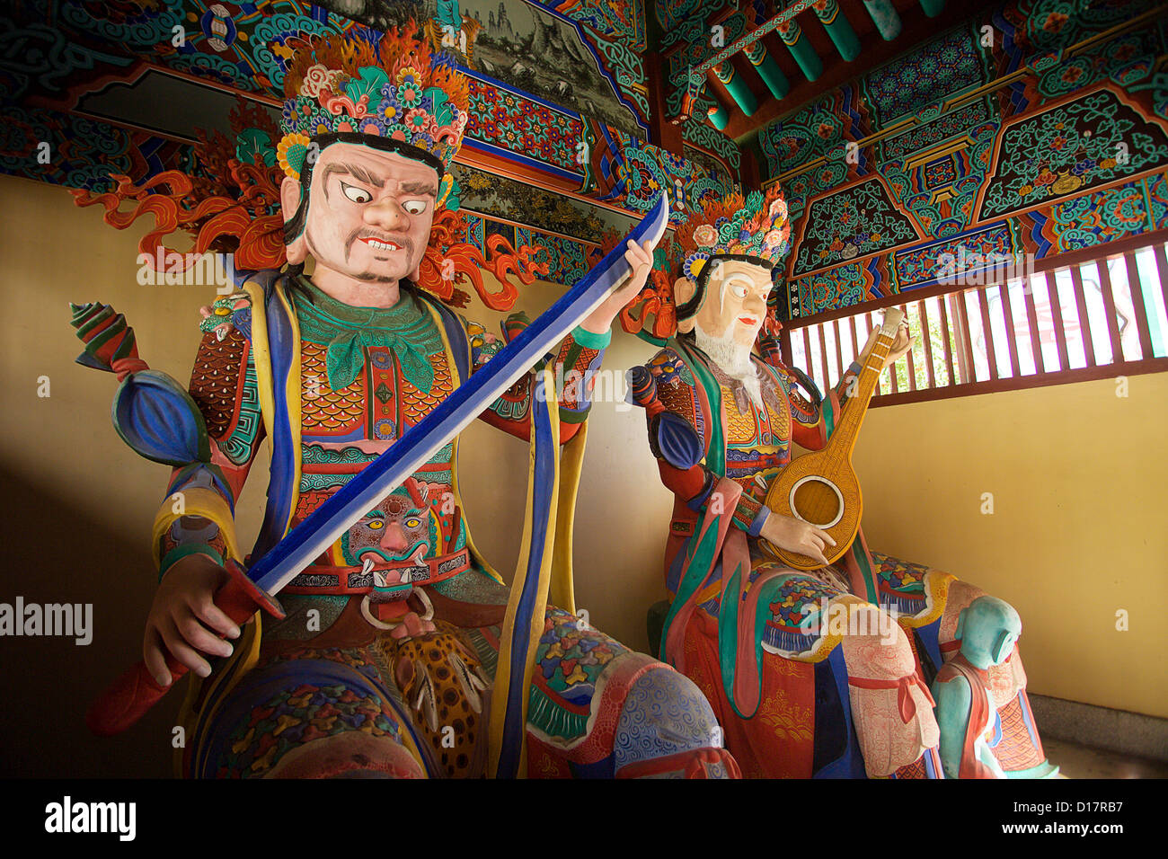 Hawaii, Oahu, Palolo Valley, Korean Temple Stock Photo - Alamy