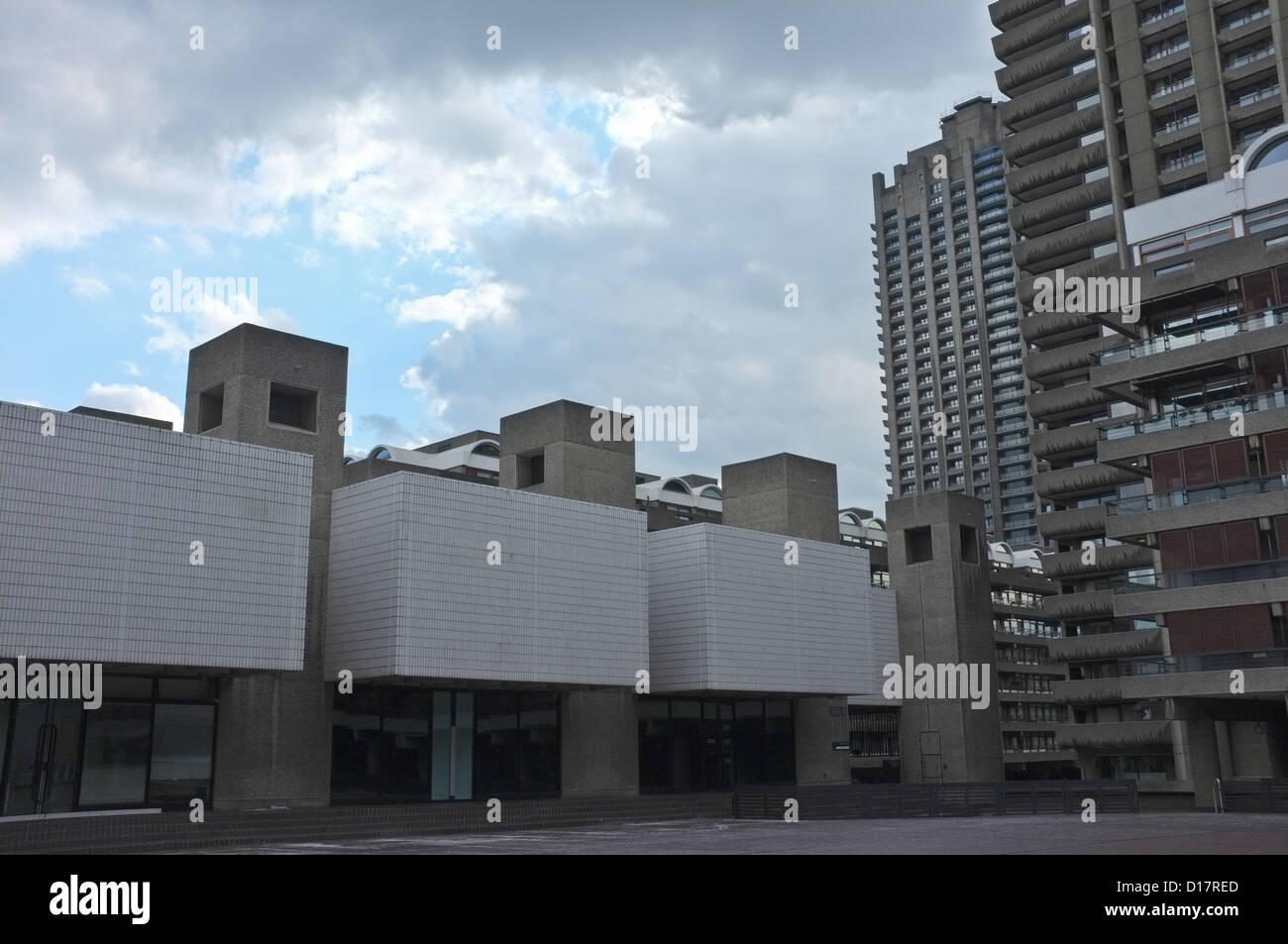 Londons ugliest building grey london poll september 2003 hi-res stock ...
