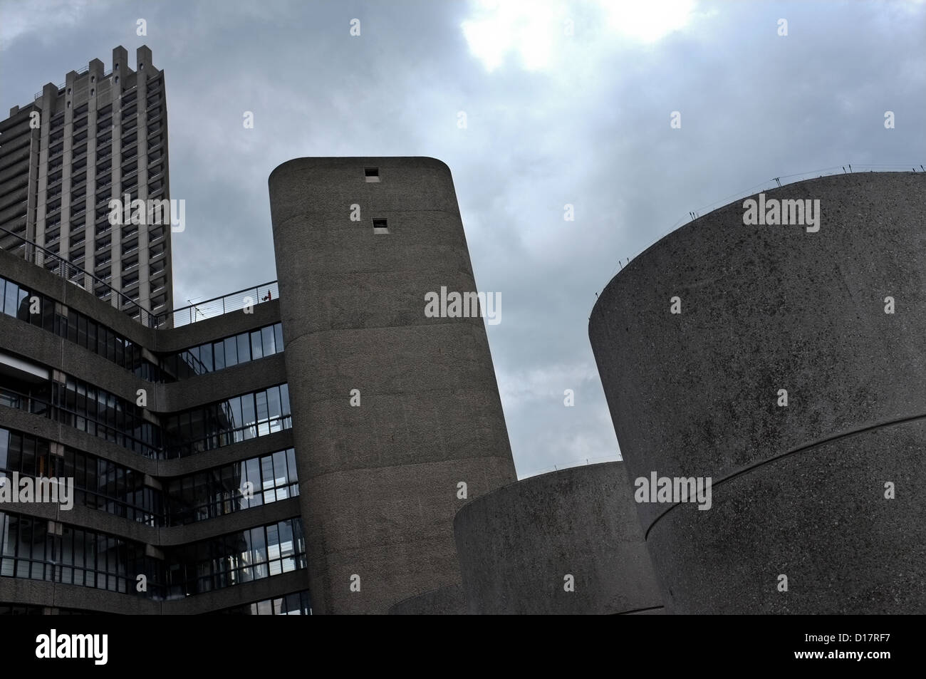 Parts of the Barbican Estate, a residential complex near the Barbican ...