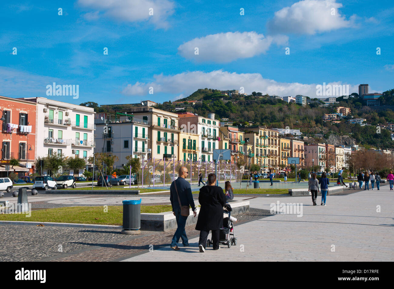 Lungomare Yalta seaside promenade Pozzuoli the ancient Puteoli in Campi ...