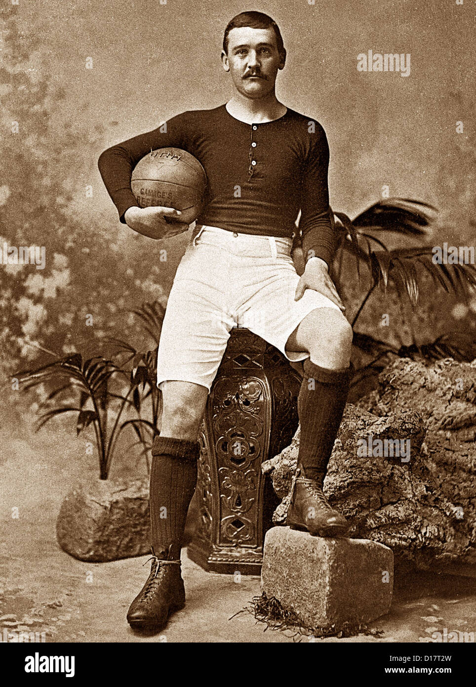 A victorian footballer football hi-res stock photography and images - Alamy