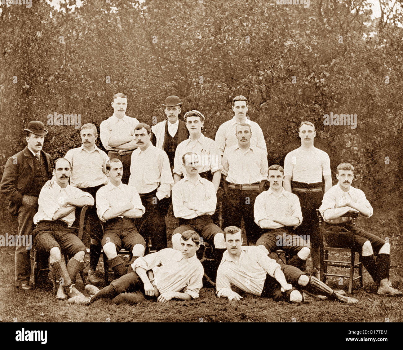 Derby County Football Club in 1895 Stock Photo - Alamy