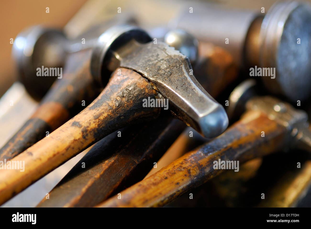 traditional metalworker tools Stock Photo - Alamy