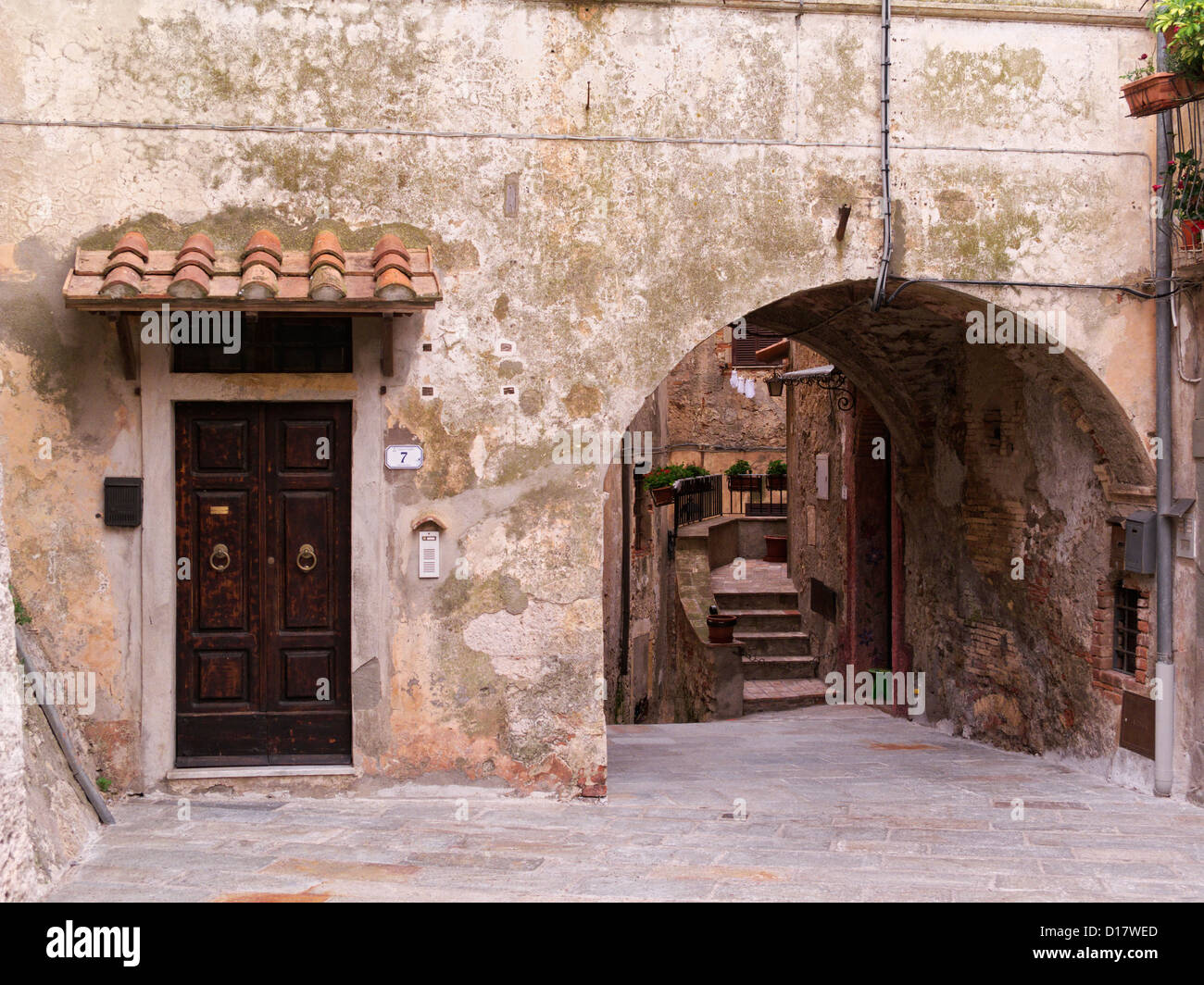italy, tuscany, Capalbio (Grosseto), old part of town Stock Photo - Alamy