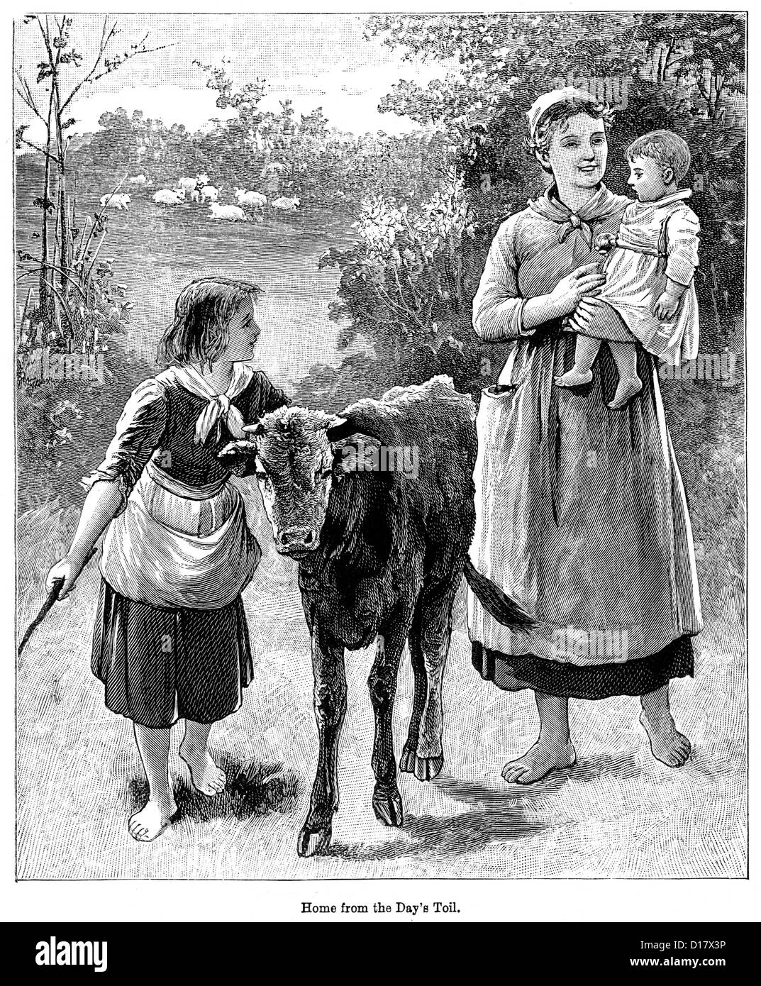 Victorian farm worker hi-res stock photography and images - Alamy