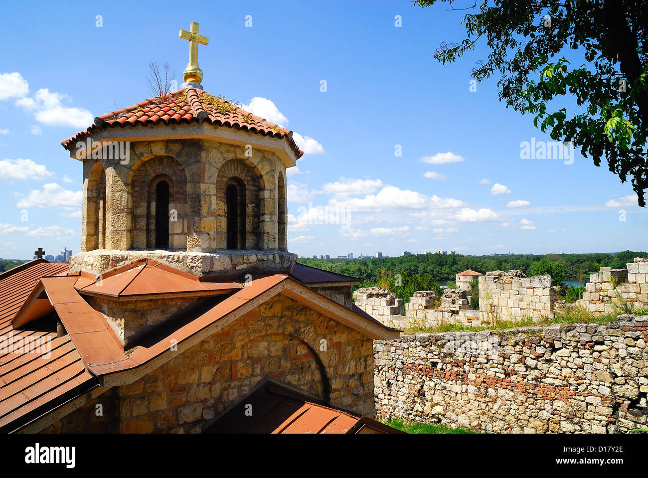 Belgrade, Serbia : Orthodox Church of "Saint Petka" within the walls of ...