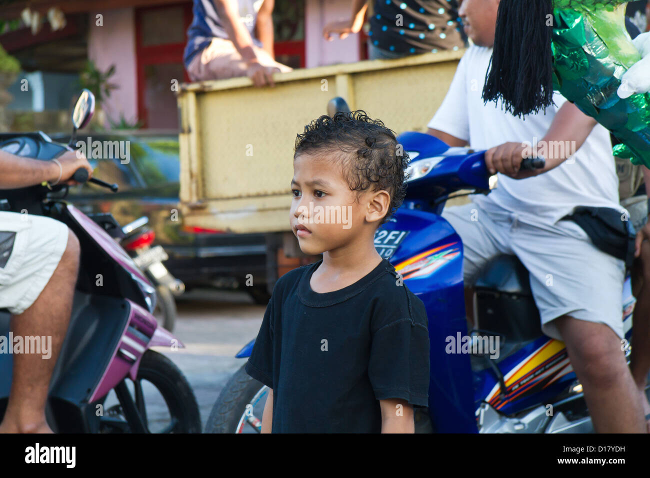Balinese Boy in Jimbaran, Bali Stock Photo - Alamy