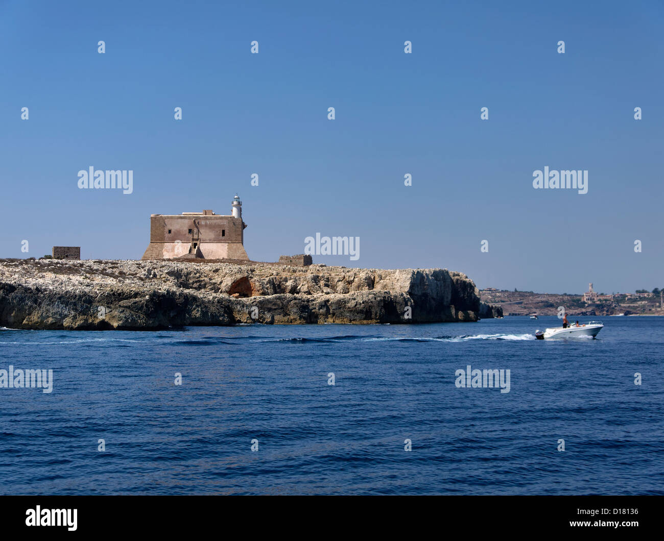 Italy, Sicily, Portopalo di Capo Passero (Siracusa Province), view of ...